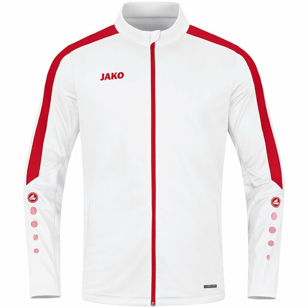 9323,,,9323 004-,Polyester jacket Power white/red,Polyester jacket Po