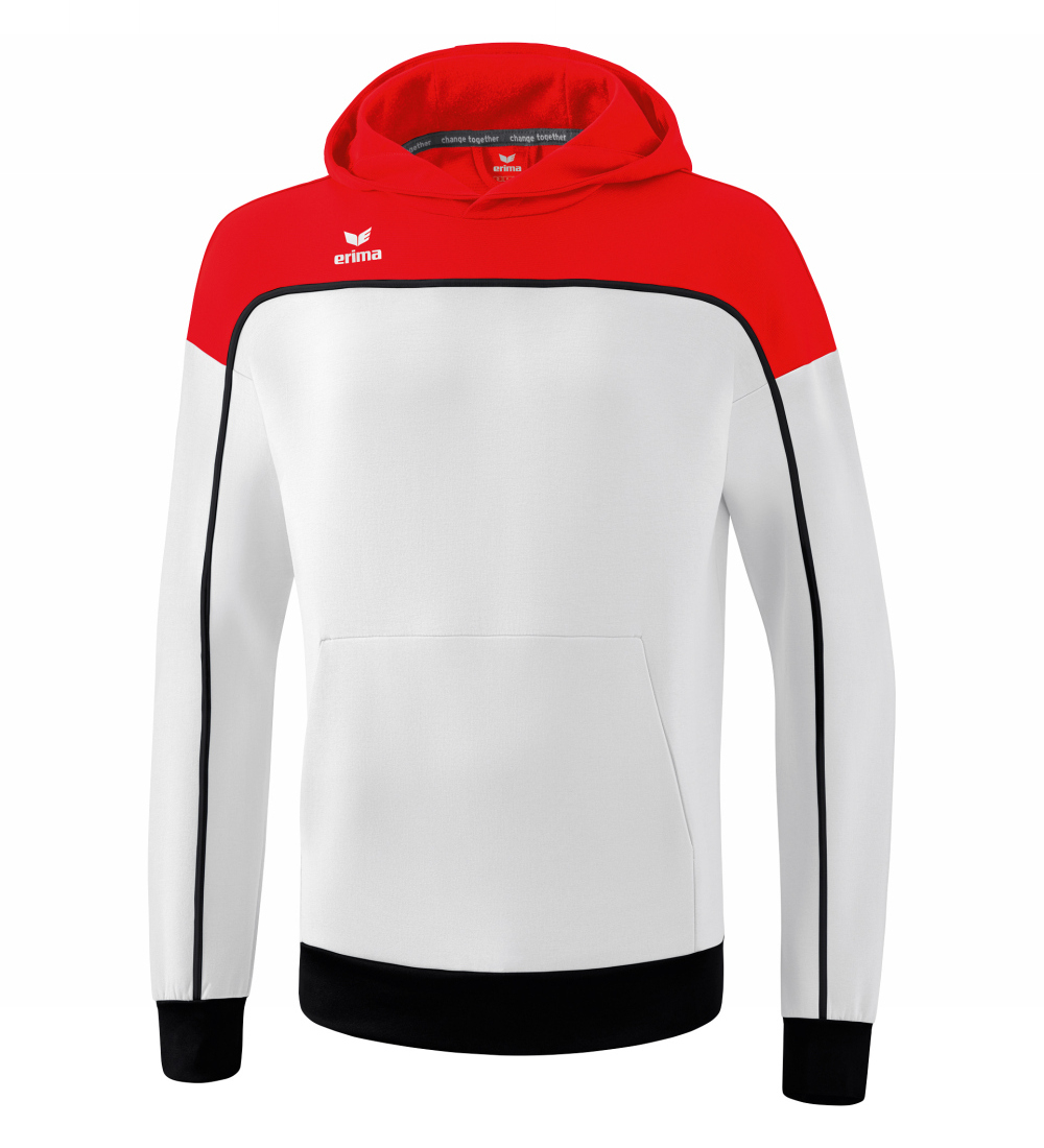 CHANGE by erima Hoody white/red/black XXXL